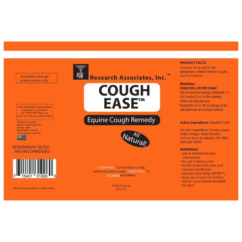 Cough Ease™ 16 oz - Research Associates, Inc.